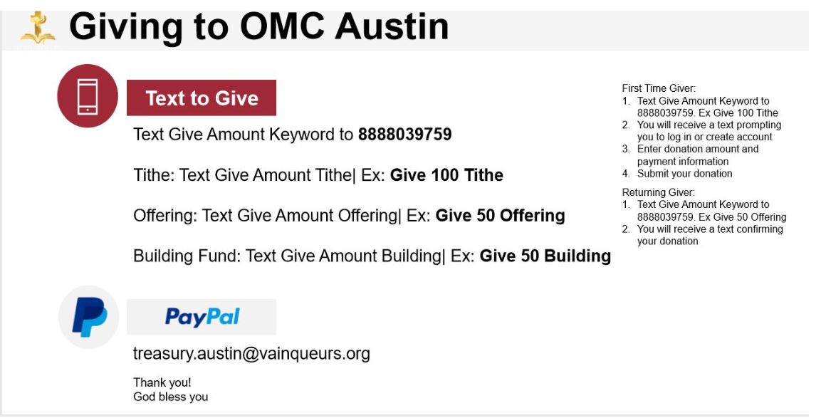 GVMC-Austin - Overcomers Ministries Church - Dallas, TX